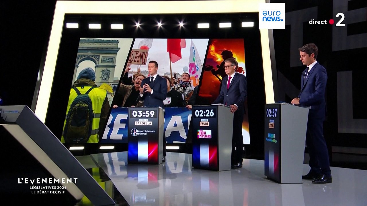 Elections législatives 2024 : le RN reste en tête des intentions de vote - Vidéo Dailymotion