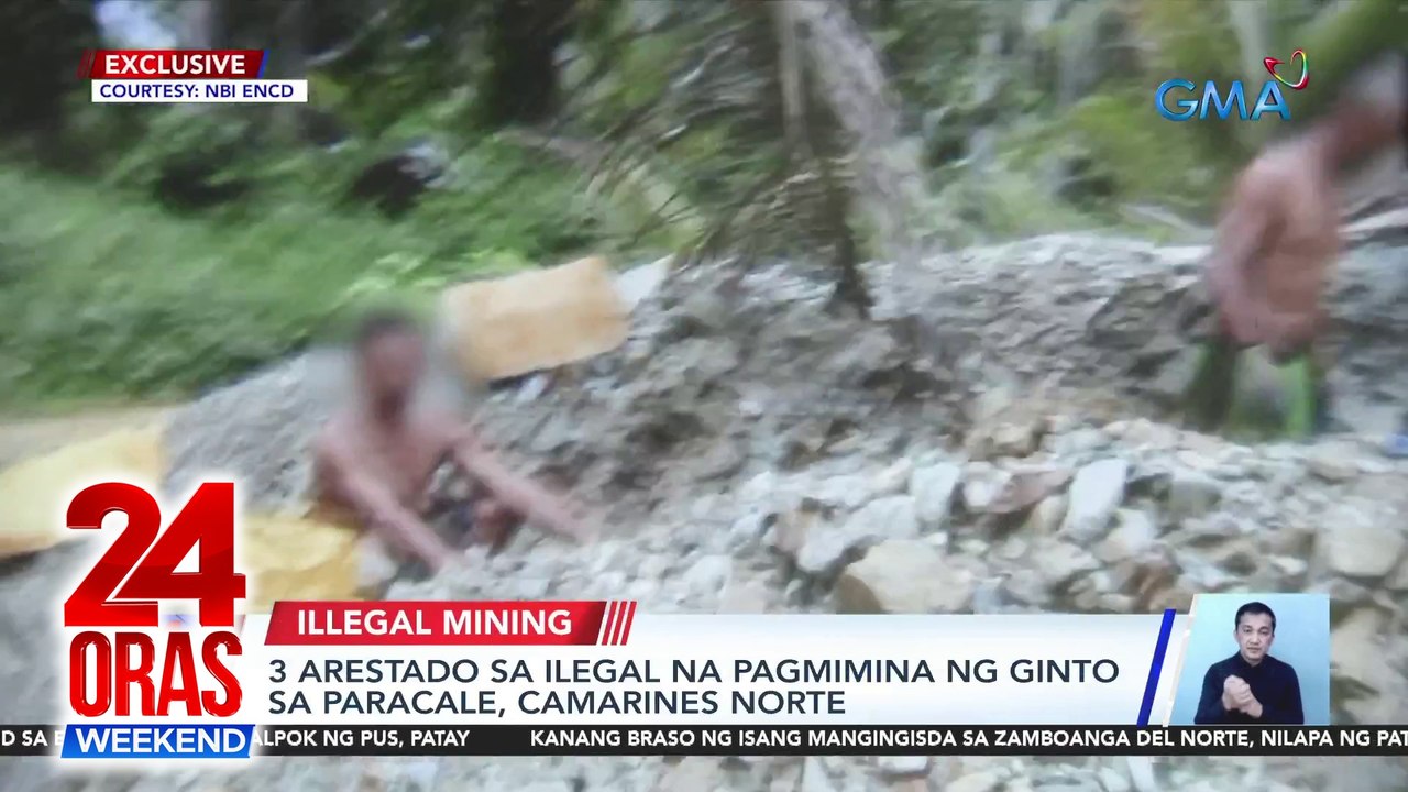 3 arestado sa ilegal na pagmimina ng ginto sa Paracale, Camarines Norte ...