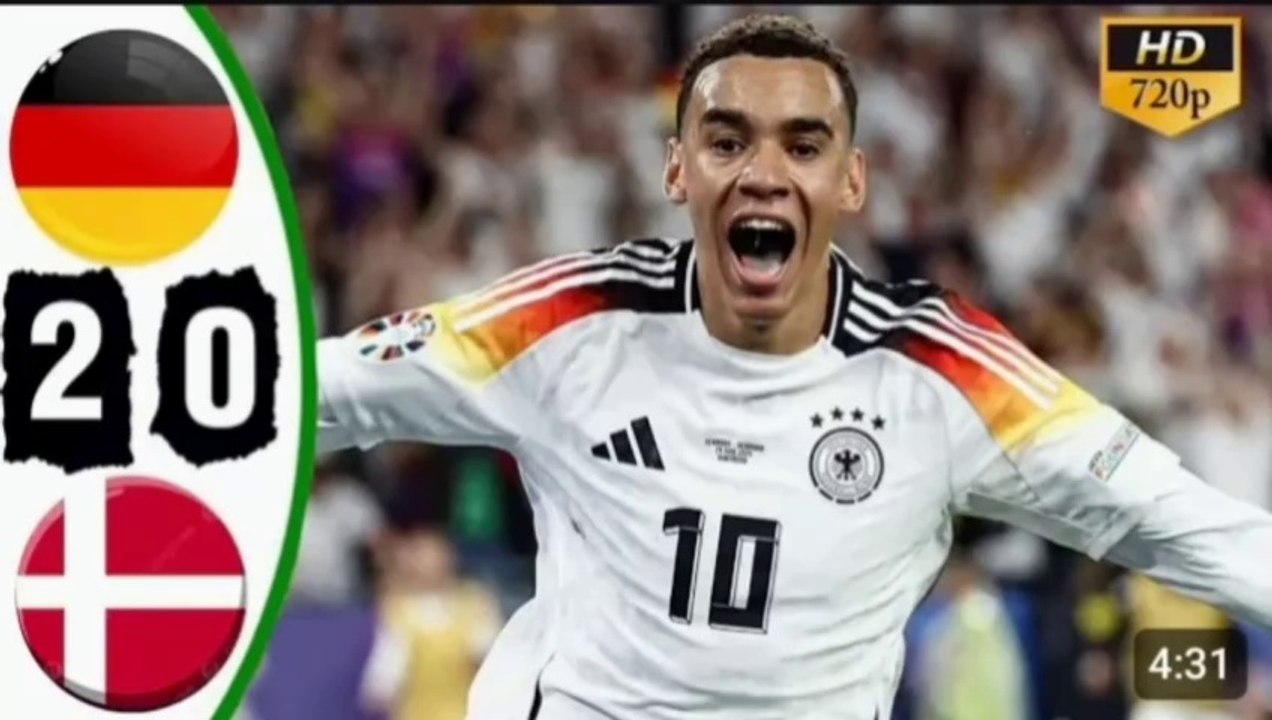 Germany vs Denmark 2-0 | All Goals & Extеndеd Hіghlіghts | Euro 2024 ...