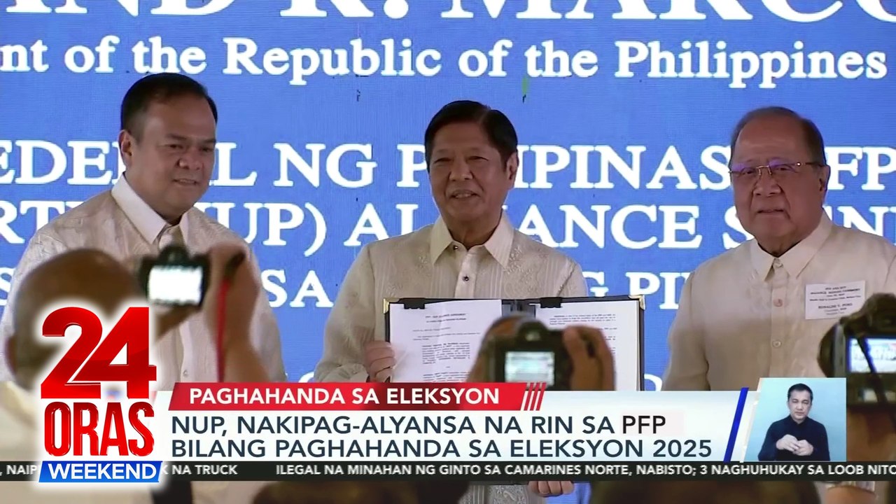 NUP, nakipag-alyansa na rin sa PFP bilang paghahanda sa Eleksyon 2025 ...