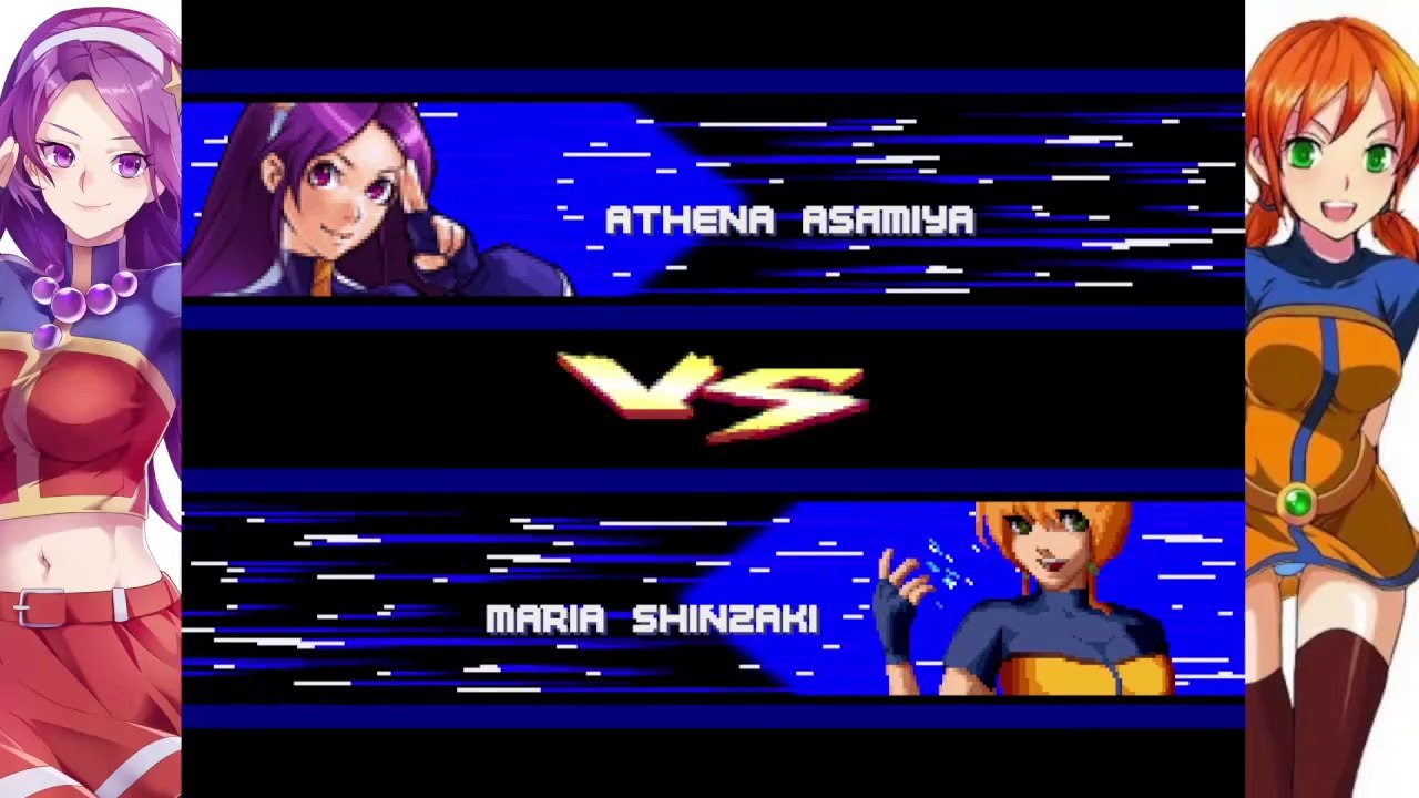 K2R2 Mugen Battle #1: Athena Asamiya Vs. Maria Shinzaki - video Dailymotion
