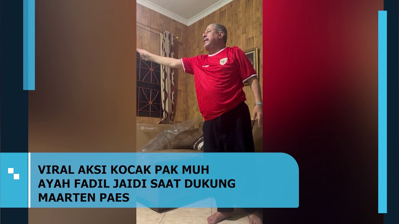 VIRAL AKSI KOCAK PAK MUH AYAH FADIL JAIDI SAAT DUKUNG MAARTEN PAES ...