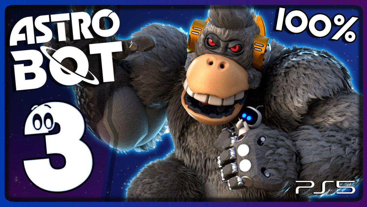 Astro Bot Walkthrough Part 3 - 100% (PS5) Gorilla Boss / Apes On the ...