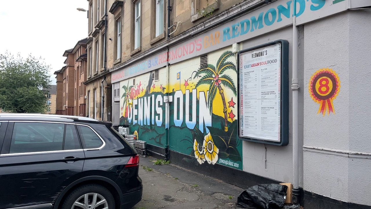Story behind the Redmond’s of Dennistoun mural in Glasgow’s East End ...