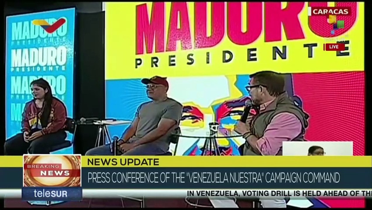 "Venezuela Nuestra" Campaign Command held a press conference - video ...