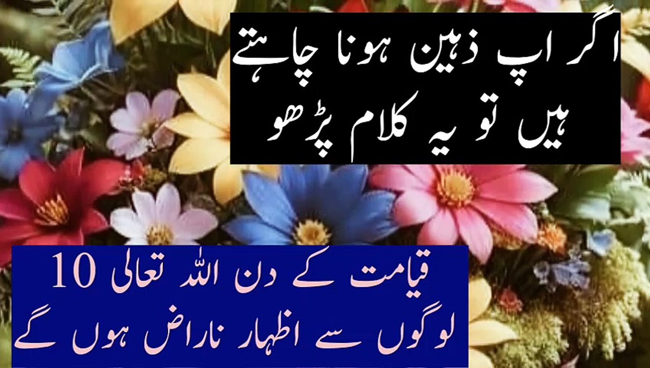 maheen basit#qayamat mein 10 log - video Dailymotion