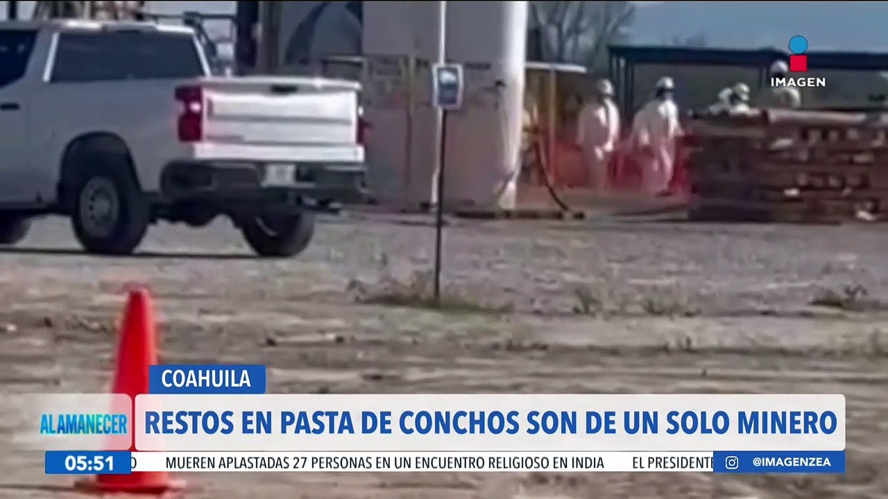Restos en Pasta de Conchos son de un sólo minero - Vídeo Dailymotion