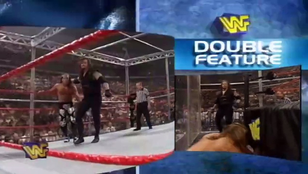 WWF Badd Blood 1997 - Shawn Michaels vs The Undertaker (Hell In A Cell ...
