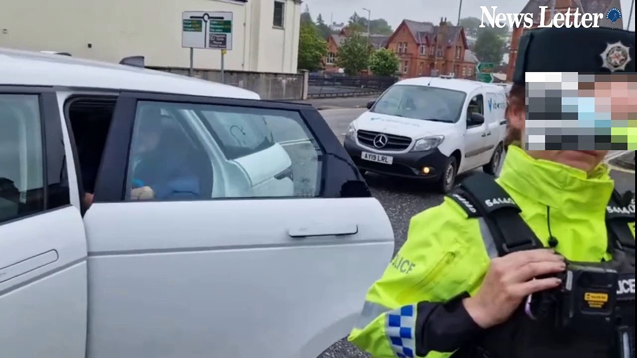 Sir Jeffrey and Lady Eleanor Donaldson arrive at Newry Court on ...