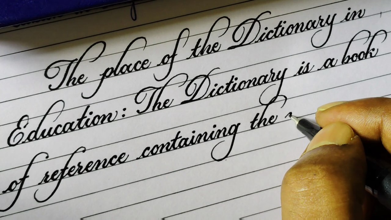 Fabulous Calligraphic handwriting | very neat and good writing ever ...