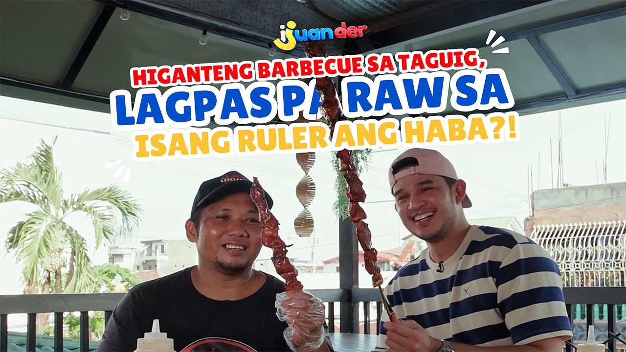 Higanteng barbecue sa Taguig, lagpas pa raw sa isang ruler ang haba ...