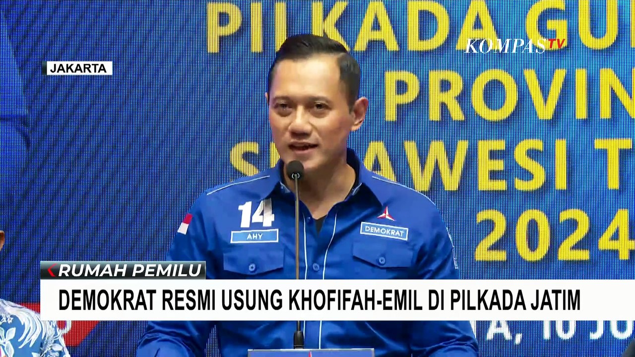 Demokrat Resmi Usung Khofifah-Emil untuk Berlaga di Pilkada Jawa Timur - Video Dailymotion
