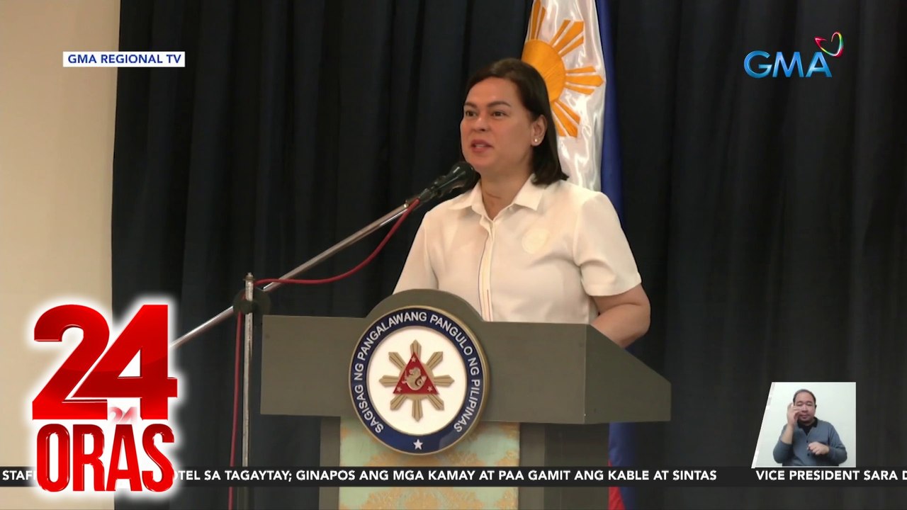 24 Oras: (Part 2) No VP Sara sa SONA; tinangay na police mobile at nang ...