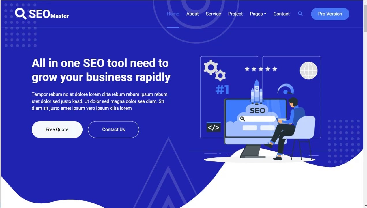 SEO Tool Website Design: HTML, CSS & JS - video Dailymotion