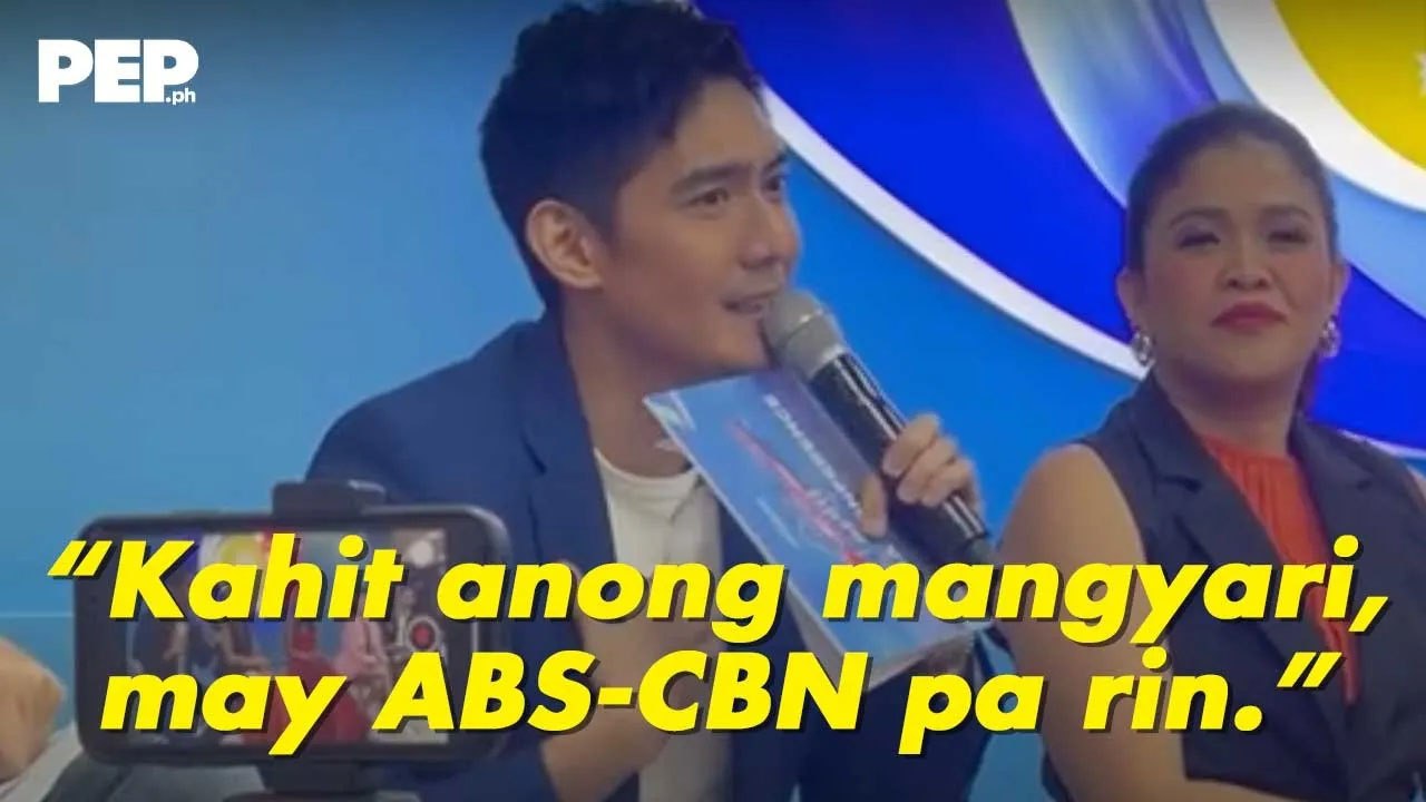 Robi Domingo: “Kahit anong mangyari, may ABS-CBN pa rin.” | PEP Interviews - video Dailymotion