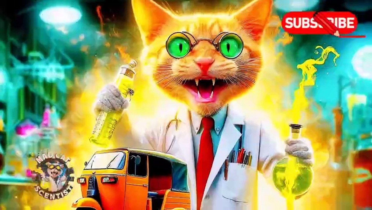 [Mad Cat Scientist ] series episode 62 @cats @cat @cutecat @aicat @cat ...