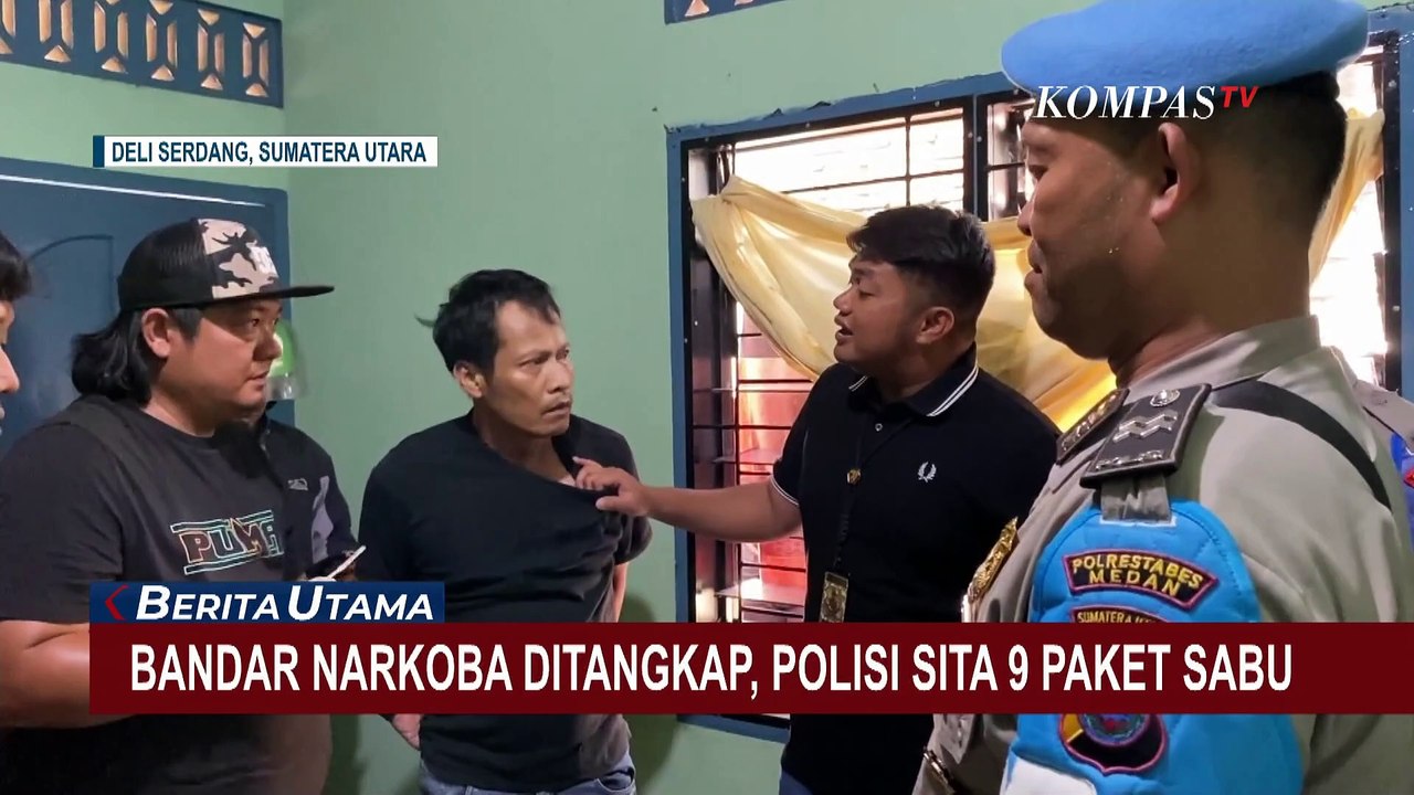 Polisi Bekuk Bandar Narkoba di Deli Serdang, 9 Paket Sabu dan Sajam Disita - Video Dailymotion