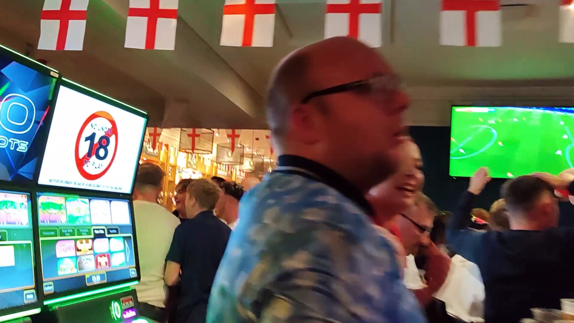 Pub-goers’ ecstasy and agony of watching England