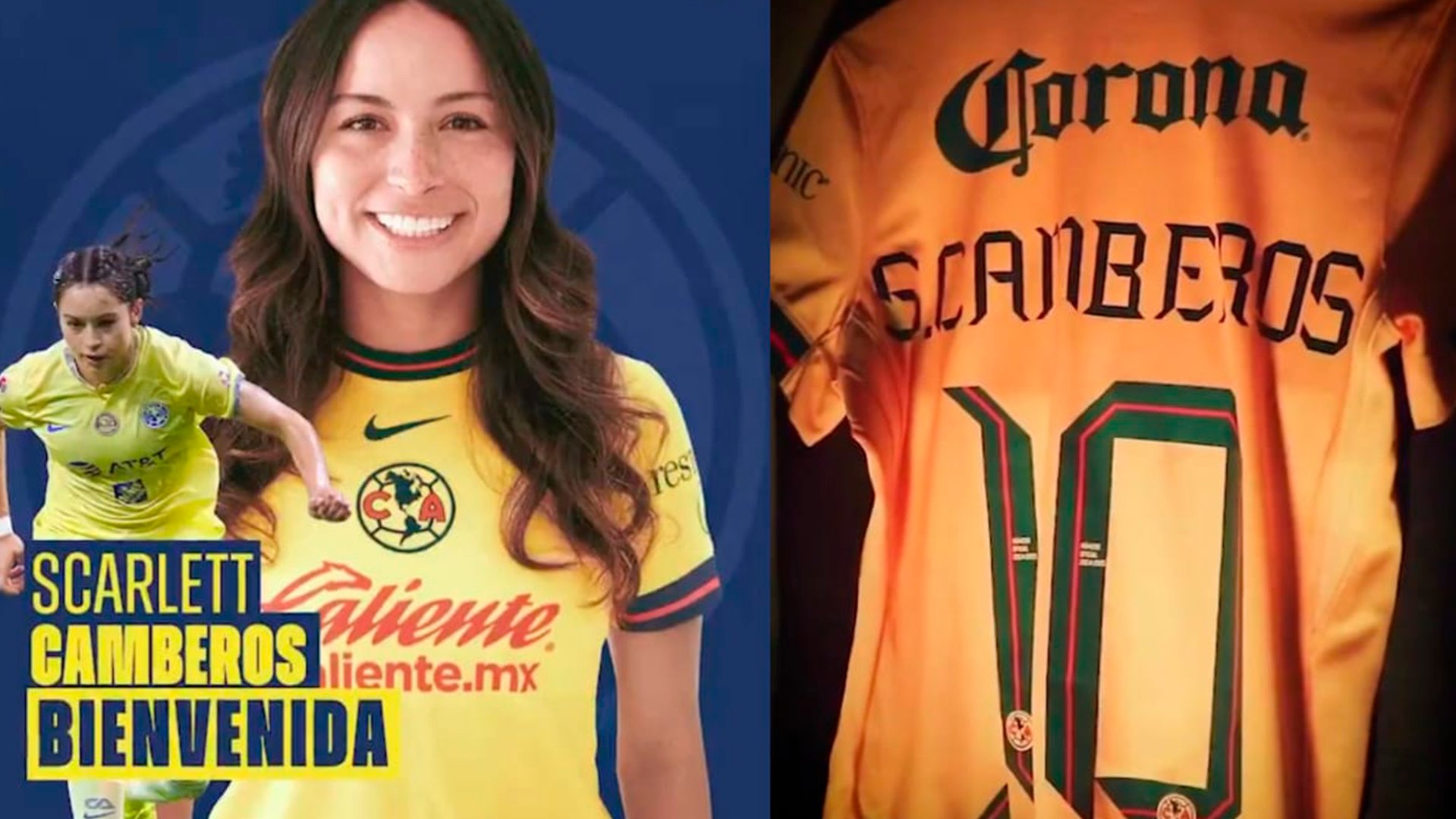 Scarlett Camberos regresa al nido y así la recibe América - MARCA MEXICO