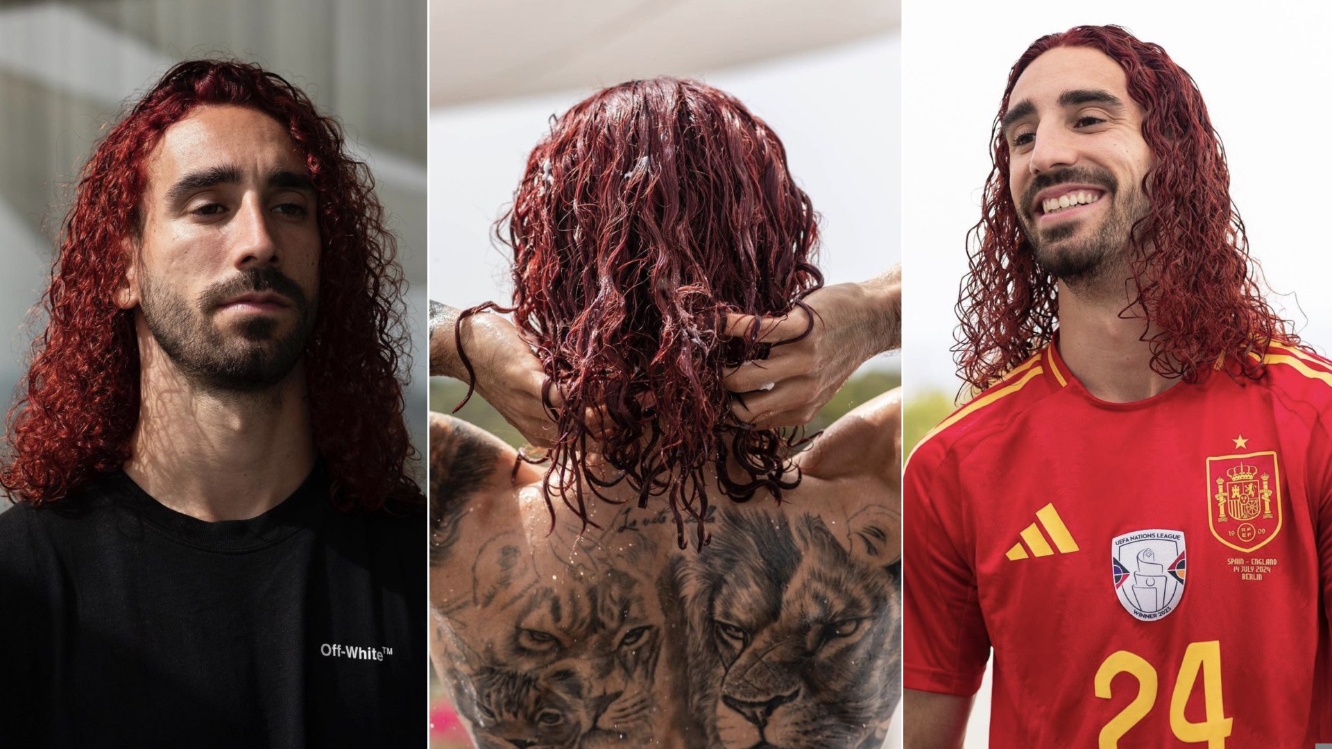 Marc Cucurella cumple lo prometido y se tiñe de rojo | beIN SPORTS