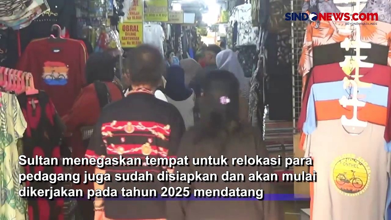 Sultan HB X Pastikan Relokasi PKL Teras Malioboro 2 Tetap Dilakukan - Video Dailymotion