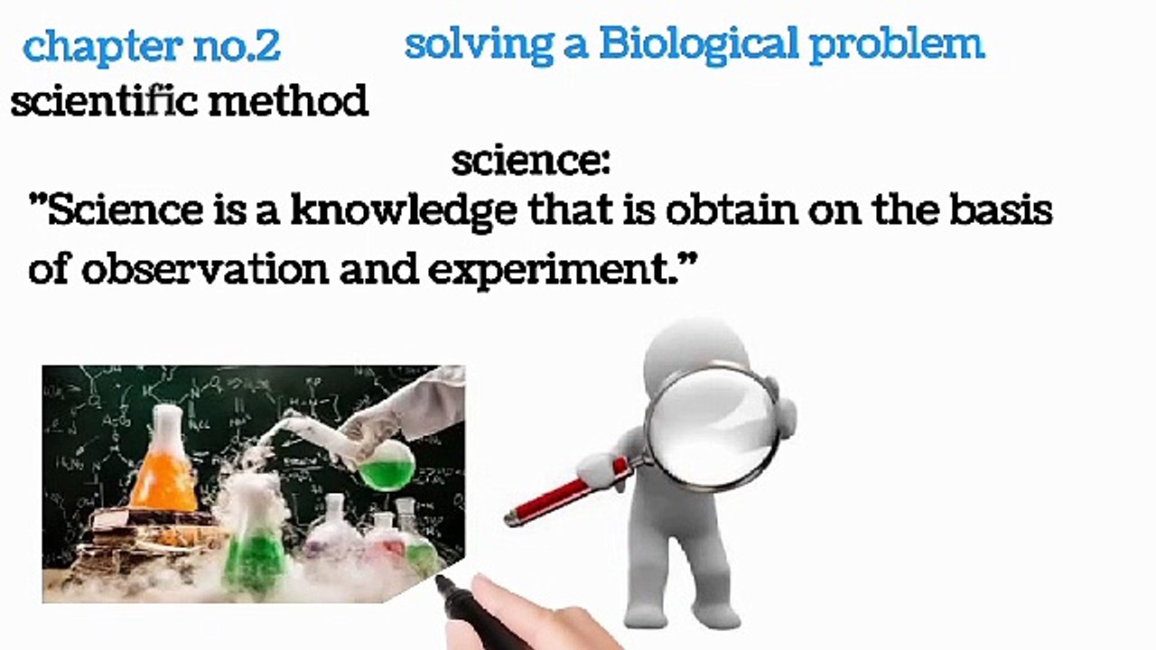 scientific method | biological method | lec #1| solving a Biological ...