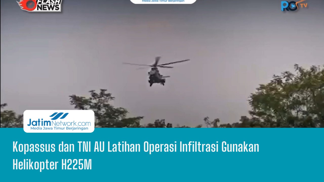 Kopassus dan TNI AU Latihan Operasi Infiltrasi Gunakan Helikopter H225M ...