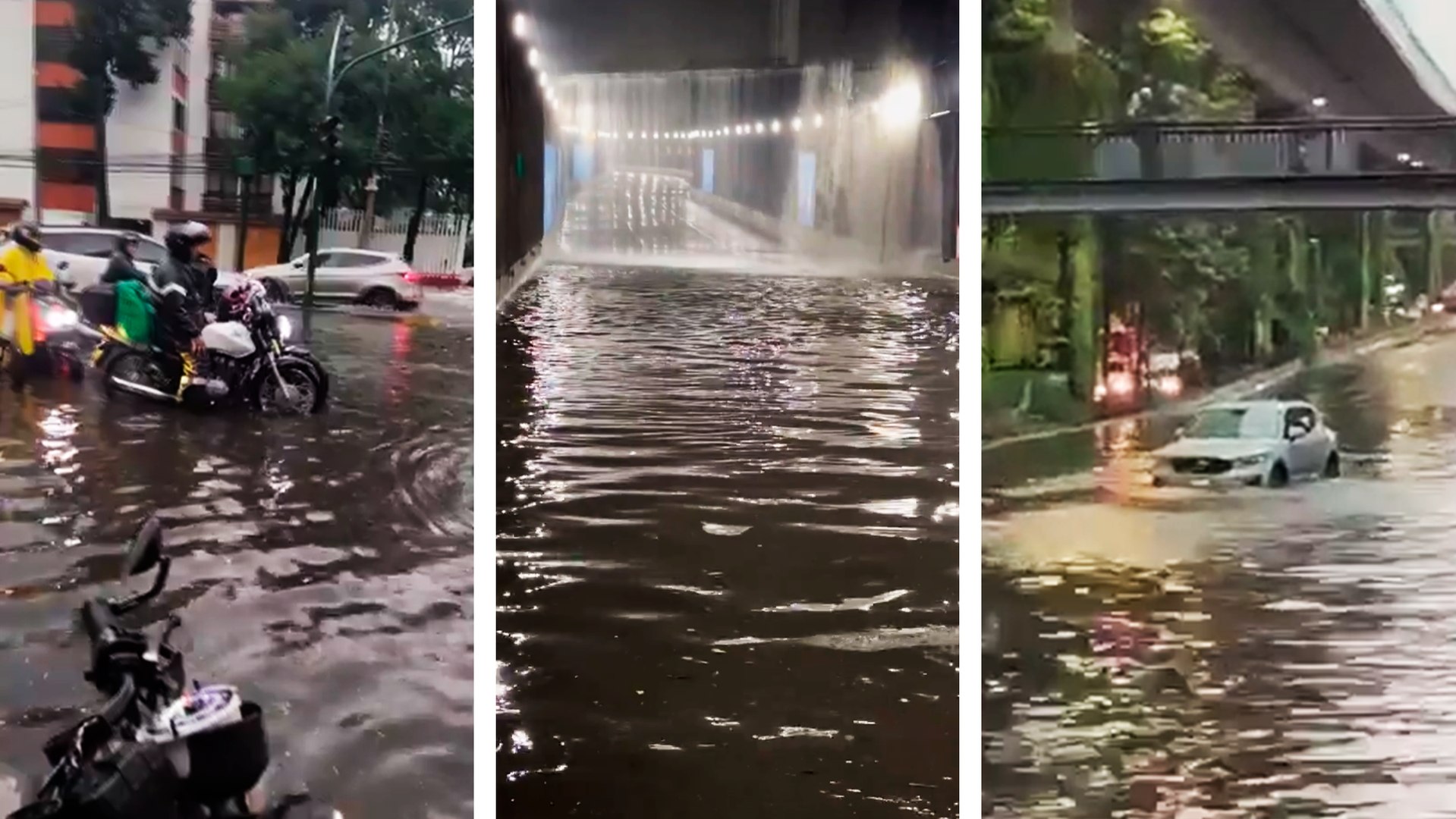 CDMX: Se registra tormenta y grandes inundaciones al sur de la Ciudad ...