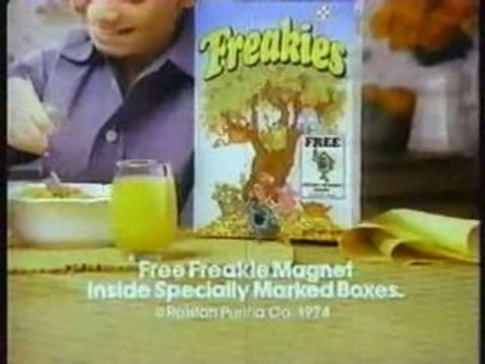 FREAKIES CEREAL COMMERCIALS 1970'S - video Dailymotion