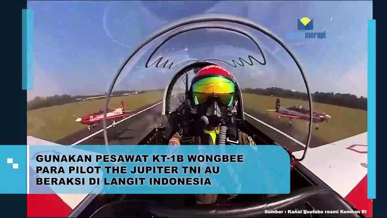 Gunakan Pesawat KT-1B Wongbee, Para Pilot The Jupiter TNI AU Beraksi di Langit Indonesia - Video ...