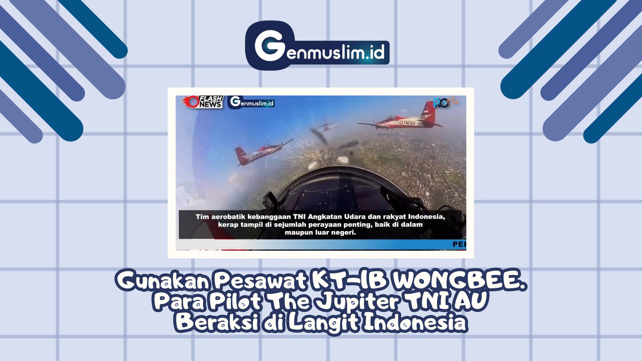 Gunakan Pesawat KT-1B Wongbee Para Pilot The Jupiter TNI AU Beraksi di Langit Indonesia - Video ...