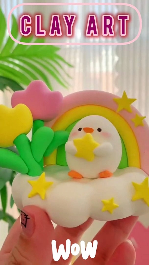 Cute Clay Art New Soft Clay Art Ideas*PINTEREST*📌🐻/°•Cute
