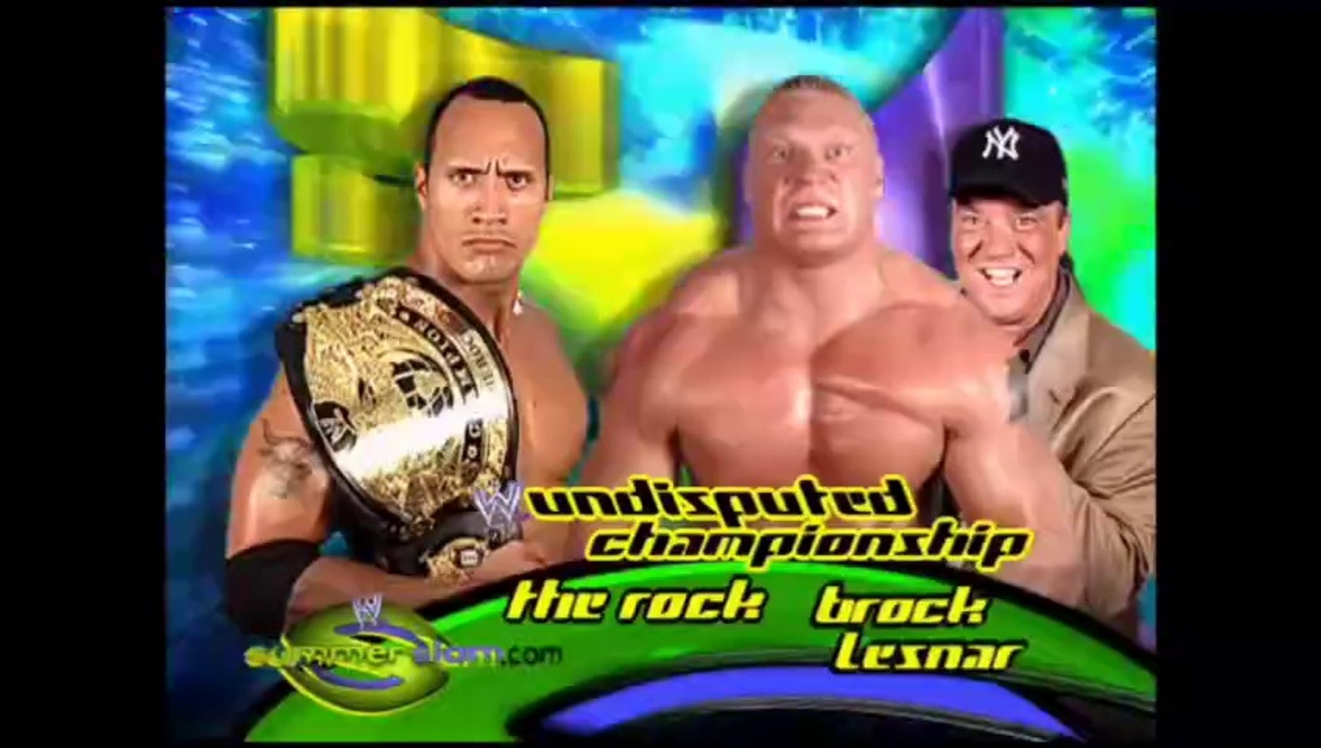 Brock Lesnar And The Rock Brock Lesnar Ends Undertaker's WrestleMania