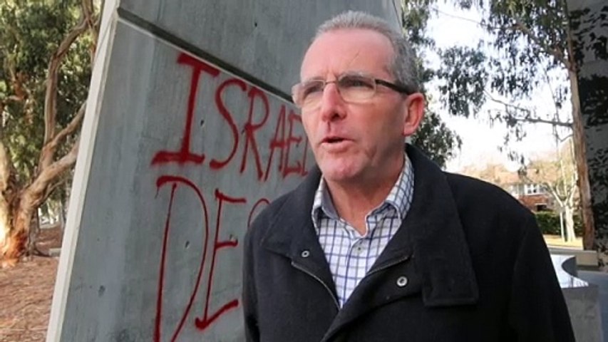 War Memorial spray-paint protest | The Canberra Times | Canberra, ACT