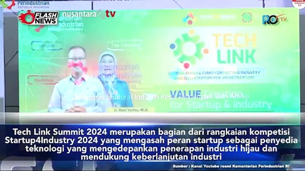 Kemenperin Gelar Tech Link Summit 2024 Dorong Kolaborasi Startup dan ...