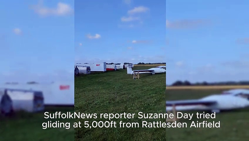 Suffolk News reporter Suzanne Day takes to the skies at Rattlesden Airfield