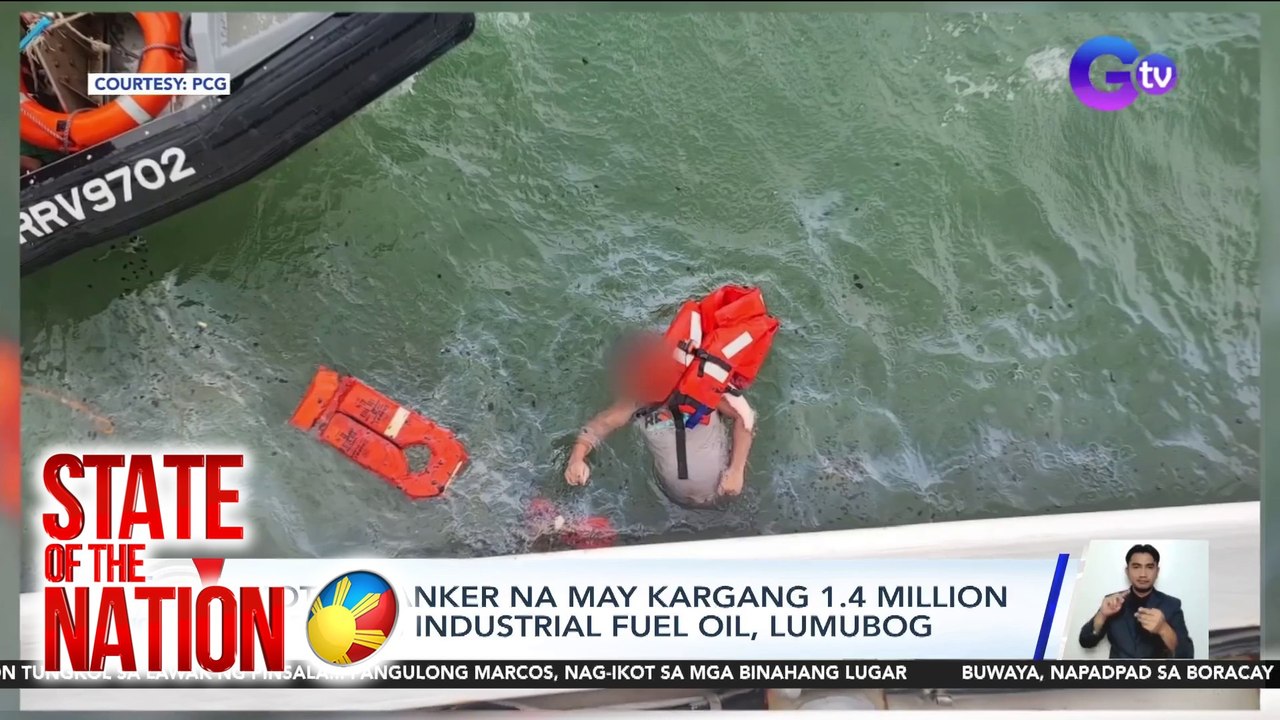 Motor tanker na may kargang 1.4 million liters ng industrial fuel oil ...