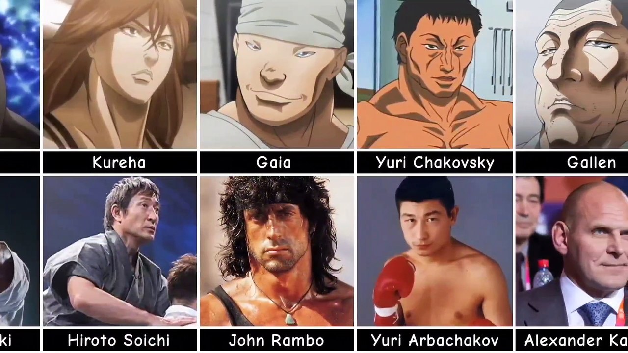Characters Are Based on Real People - Baki the Grappler (Only anime ...