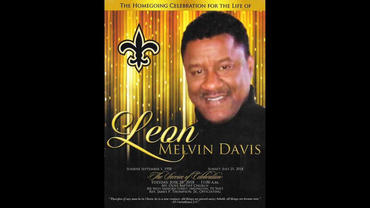 Leon Davis Homegoing - video Dailymotion
