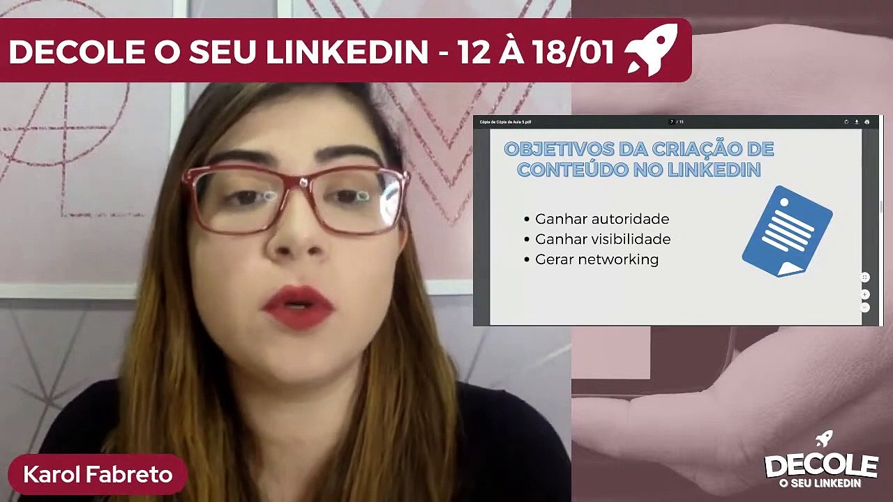 Aula 06 - Decole o seu Linkedin - Vídeo Dailymotion