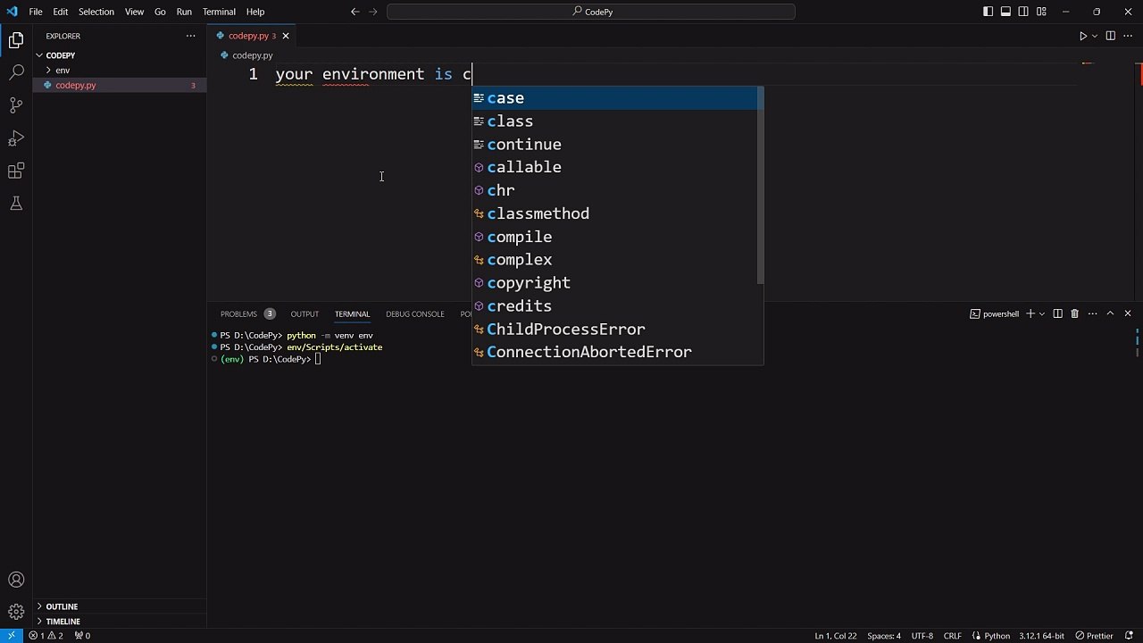 How to Create Virtual Environment Visual Studio Code | Install Python ...