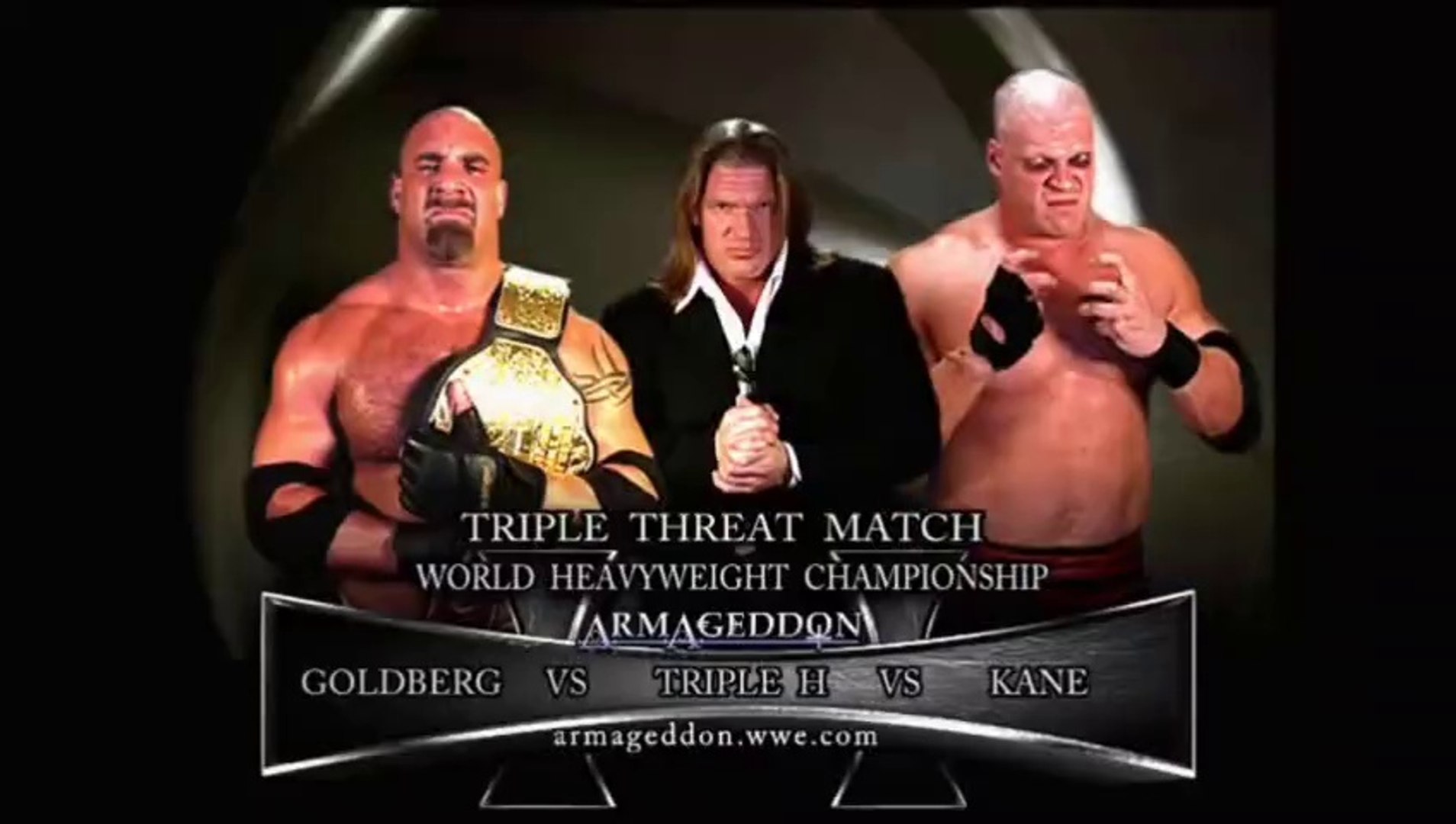 Triple H World Heavyweight Champion And Intercontinental Booker T Vs.