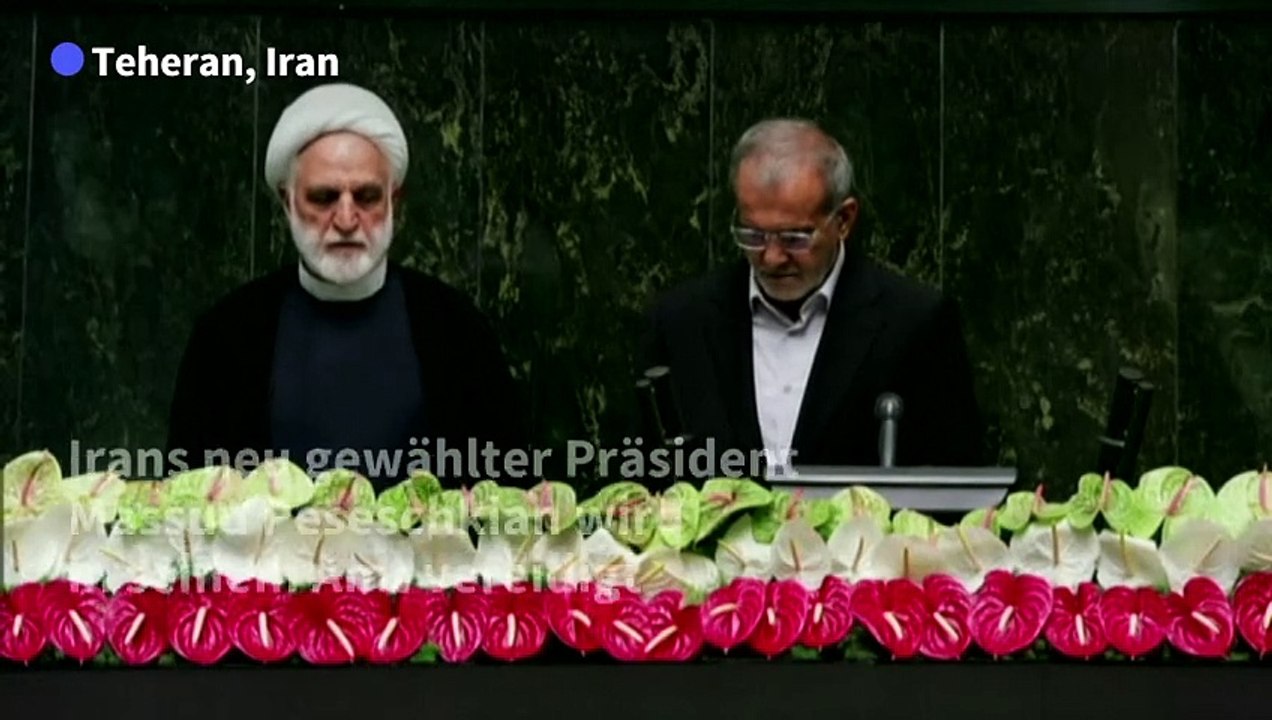 Iran: Peseschkian als neuer Präsident vereidigt - video Dailymotion