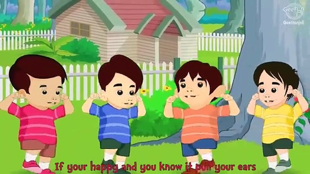 If You Happy and You Know It Clap Your Hands Song with Lyrics - video ...