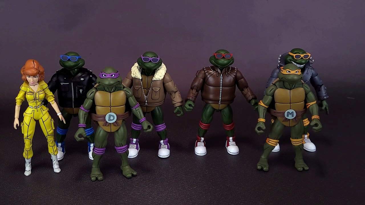 NECA Teenage Mutant Ninja Turtles Punk Disguise Turtles Set - video ...