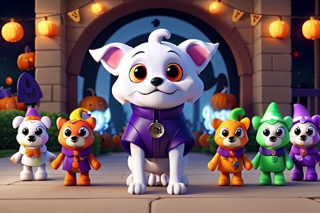 Ghost Dog Kids Song _ Boo-Boo the Ghost Dog_ A Spooky Fun Song for Kids ...
