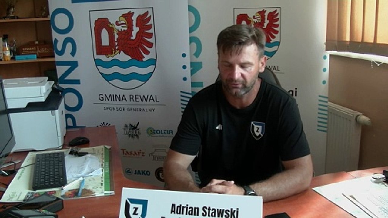 Adrian Stawski po meczu Wybrzeże Rewalskie Rewal - Zawisza Bydgoszcz ...