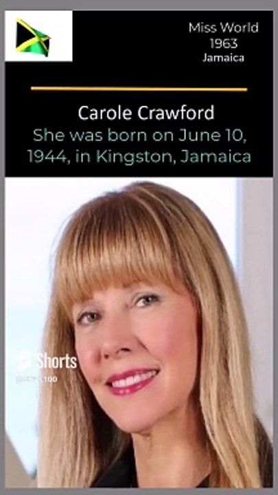 I Miss World 1963 I Carole Joan Crawford I - video Dailymotion