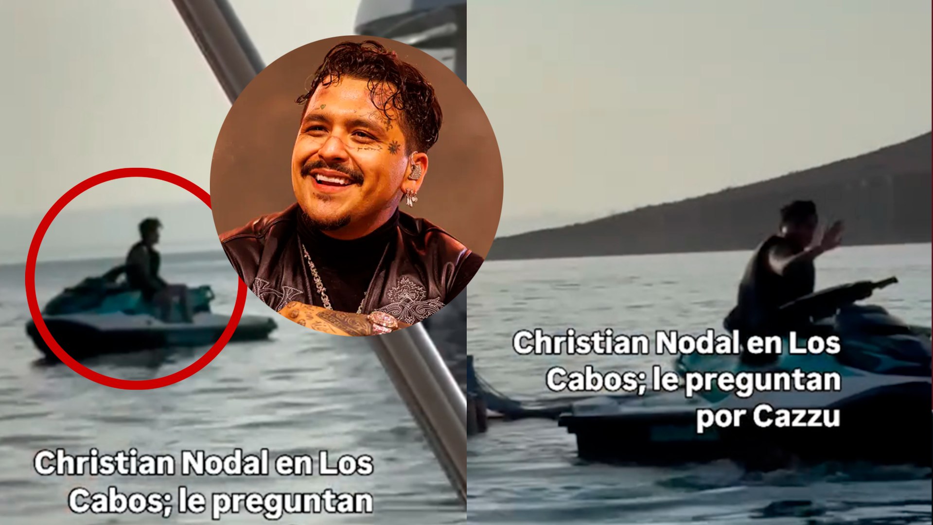 Christian Nodal es captado por fans en plena Luna de Miel con Ángela Aguilar y le preguntan por ...