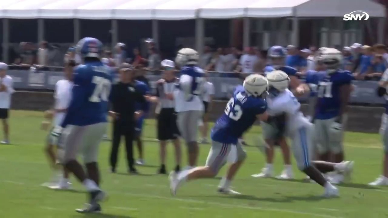 Malik Nabers Touchdown Catch _ NY Giants Training Camp Highlights (8_6 ...